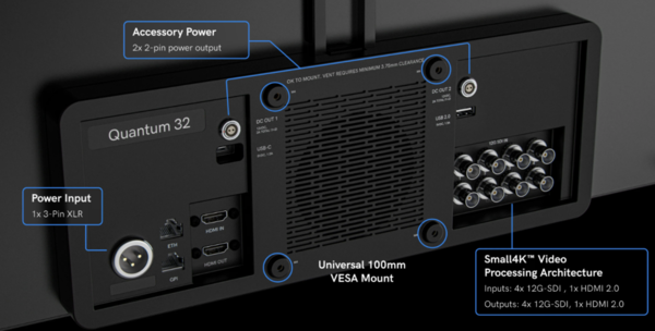 SmallHD, Quantum 32 OLED 레퍼런스 모니터 출시 소식